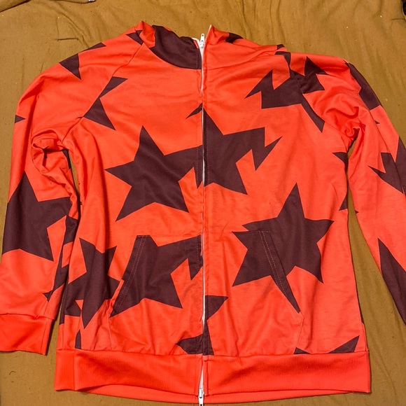 Jackets & Coats | Streetwear Full Zip Up Hoodie With Star Design | Poshmark